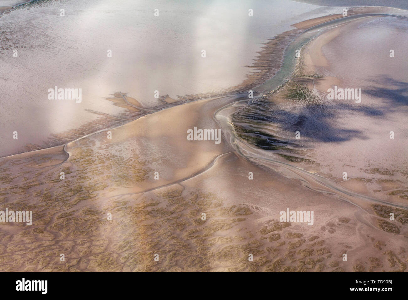 Aerial Photo of the Schleswig-Holstein Wadden Sea National Park in ...