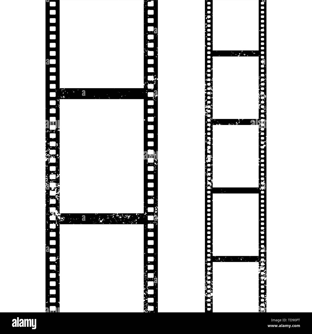 Retro film line background. Vector eps10 illustration Stock Vector ...
