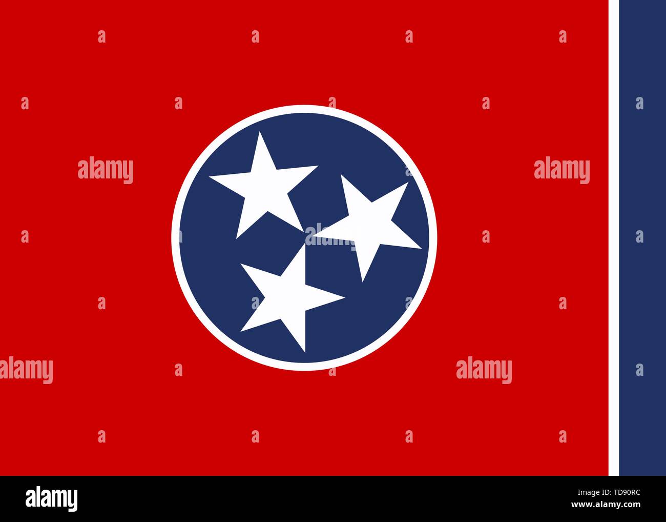 Vector Tennessee flag. Background United States State Stock Vector ...