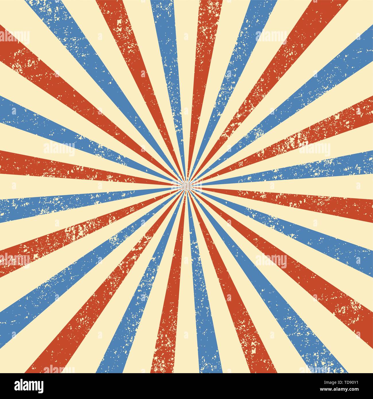 Retro rays grunge background colorful. Vector eps10 Stock Vector Image ...