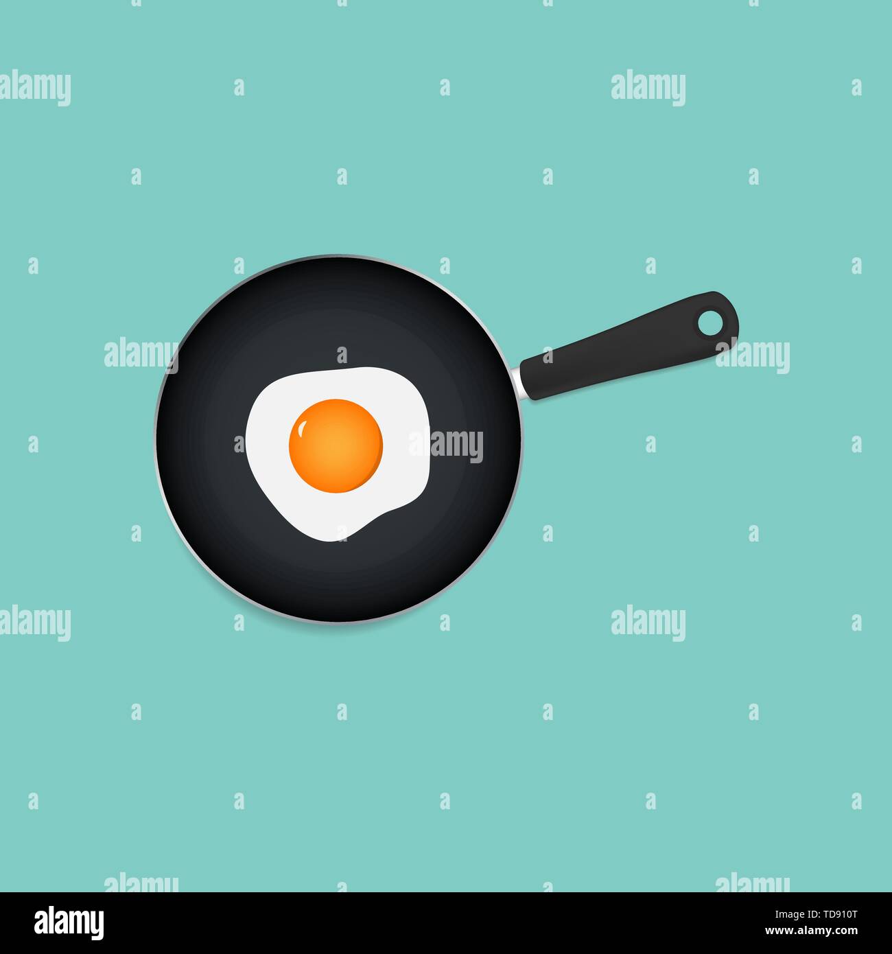 Top view plate pan Stock Vector Images - Alamy