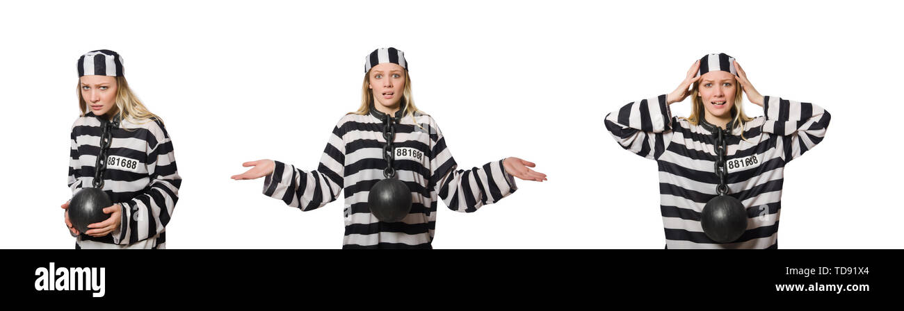 Funny prison inmate in concept Stock Photo - Alamy