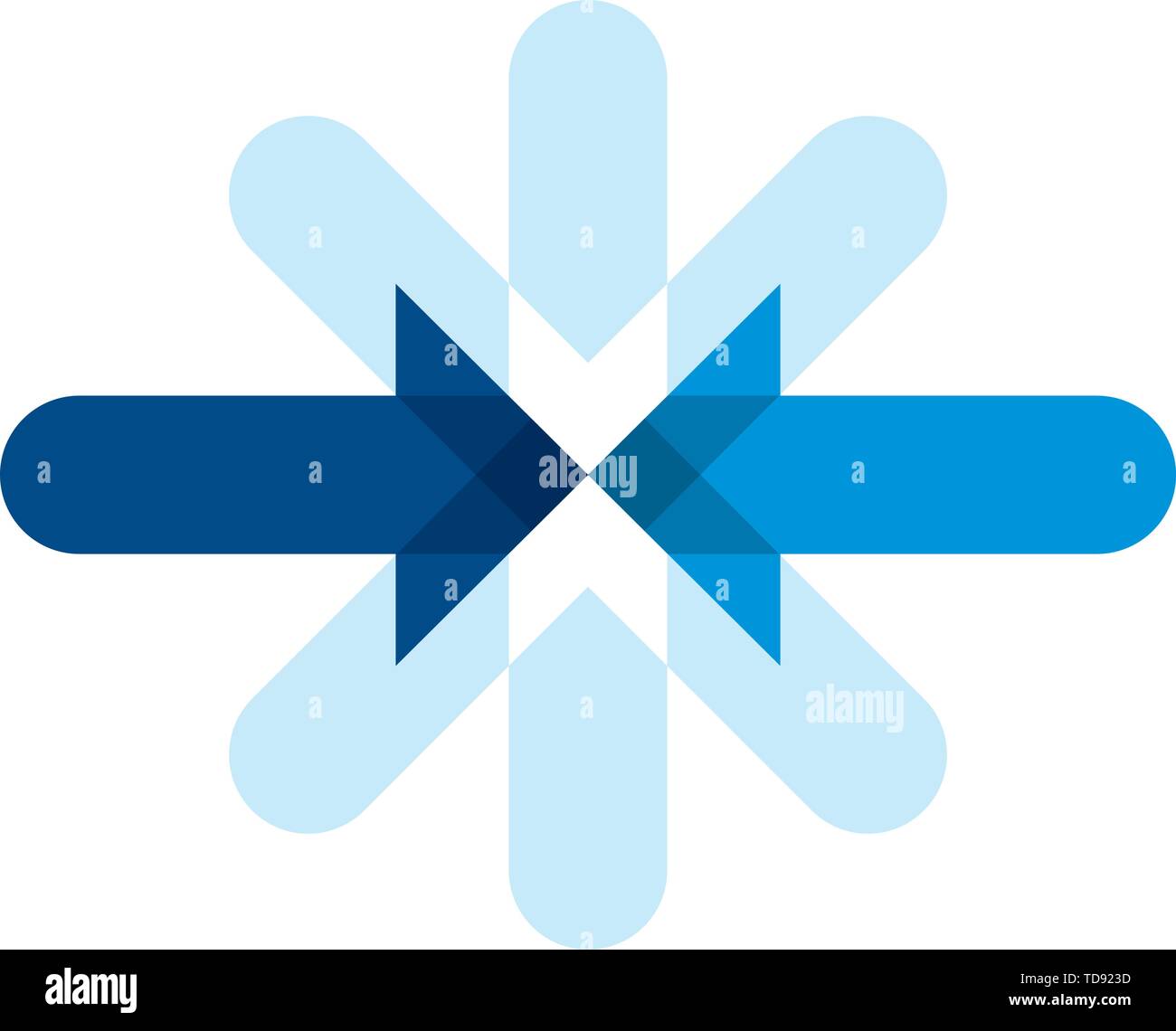 Opposite each other Stock Vector Images - Alamy