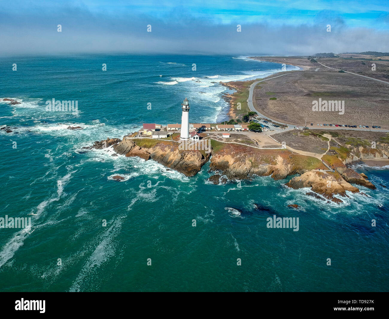 Big sur pigeon point light hi-res stock photography and images - Alamy