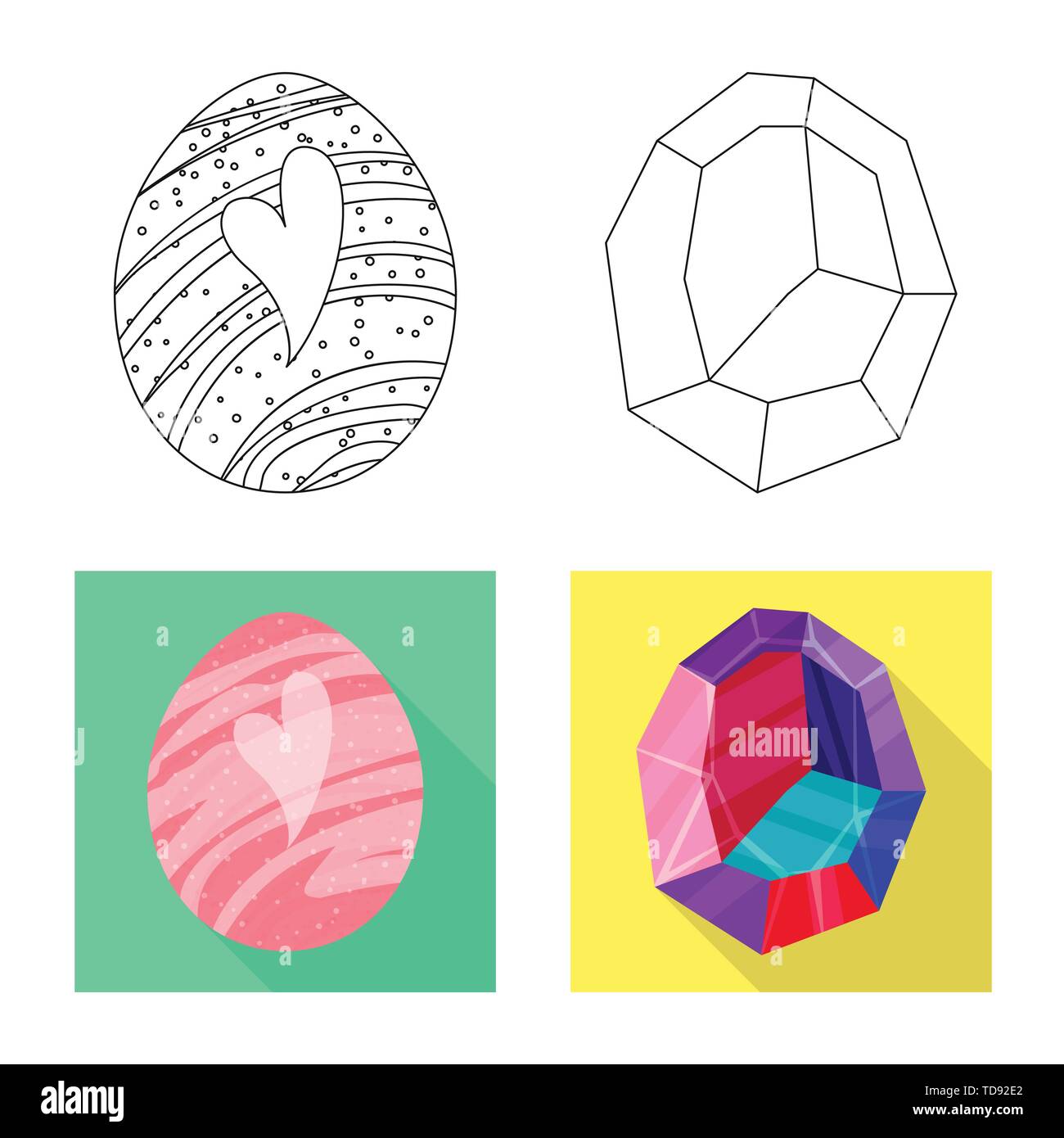 Rainbow lizard on rock Stock Vector Images - Alamy