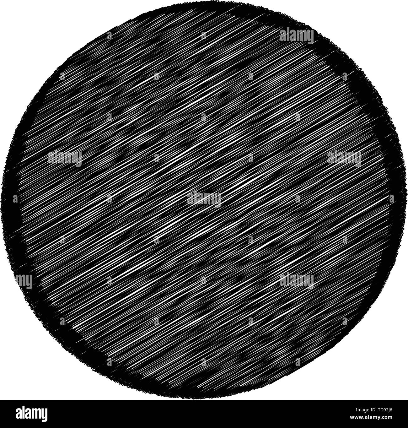 Scribble sketch circle. Sketchy circular shape Stock Vector Image & Art ...