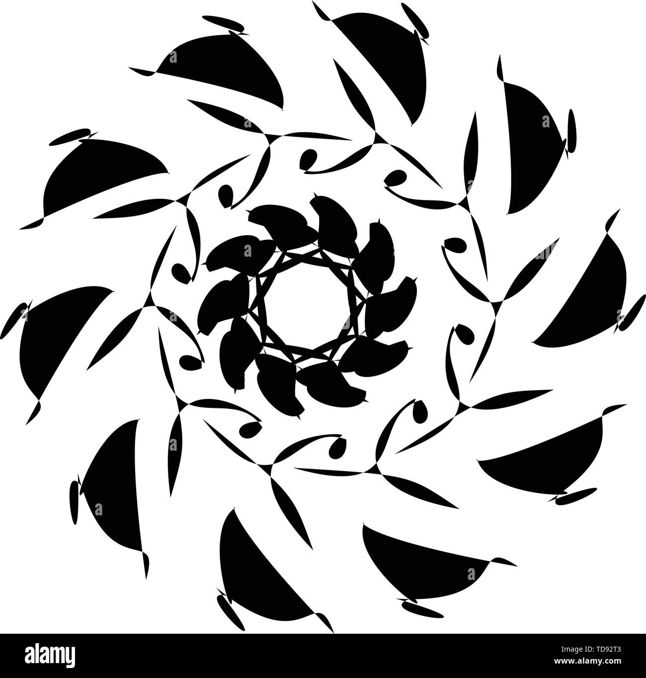 Concentric arrangement Stock Vector Images - Alamy