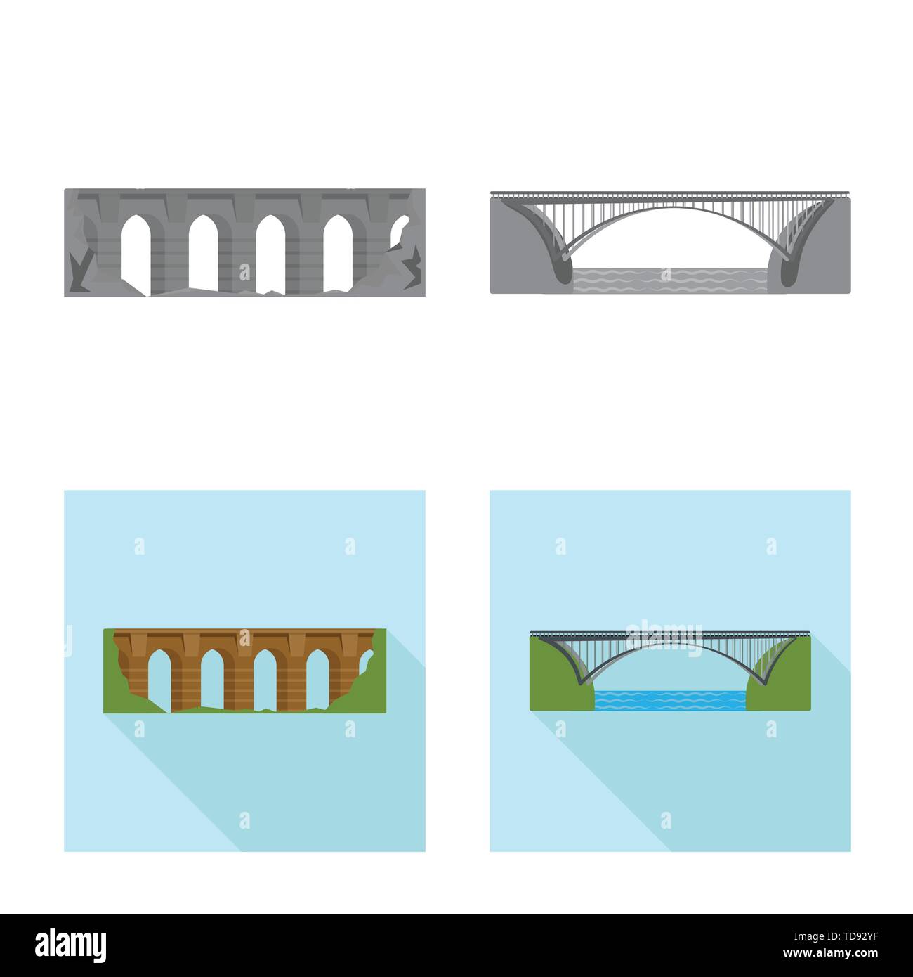 Isolated object of connection and design icon. Set of connection and ...