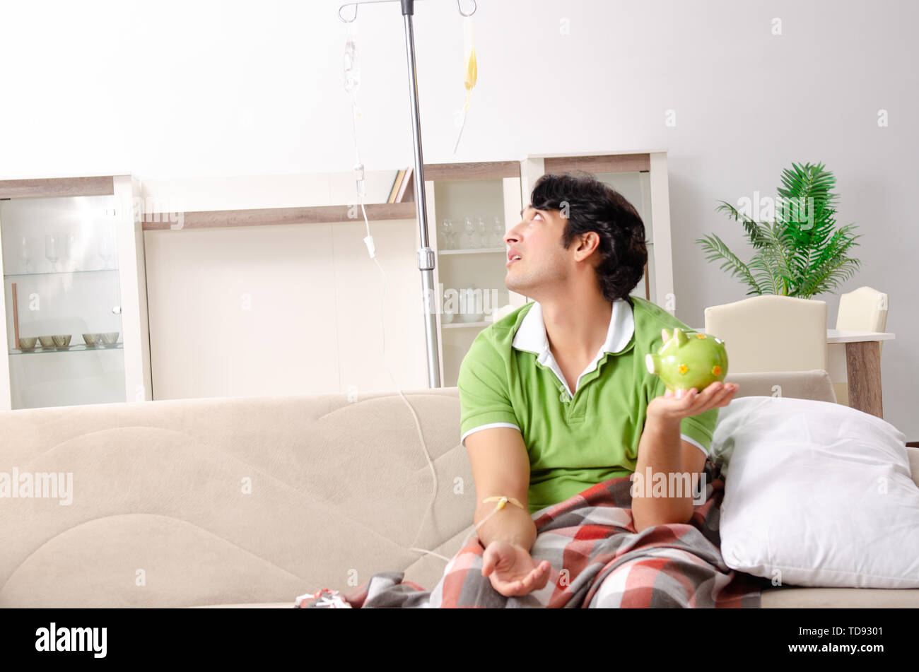 Intravenous drip iv home hi-res stock photography and images - Alamy