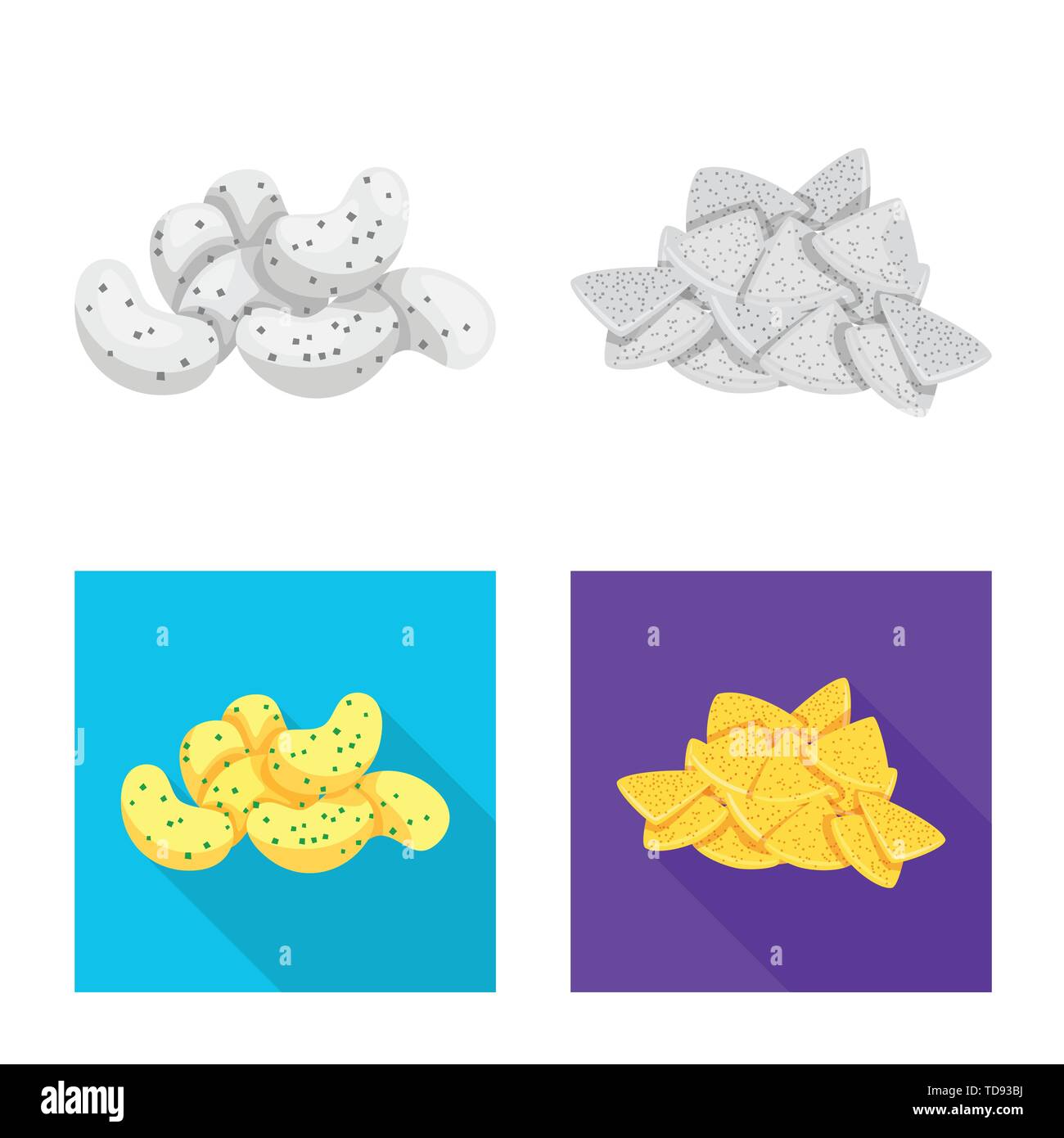 Sticks corn Stock Vector Images - Alamy