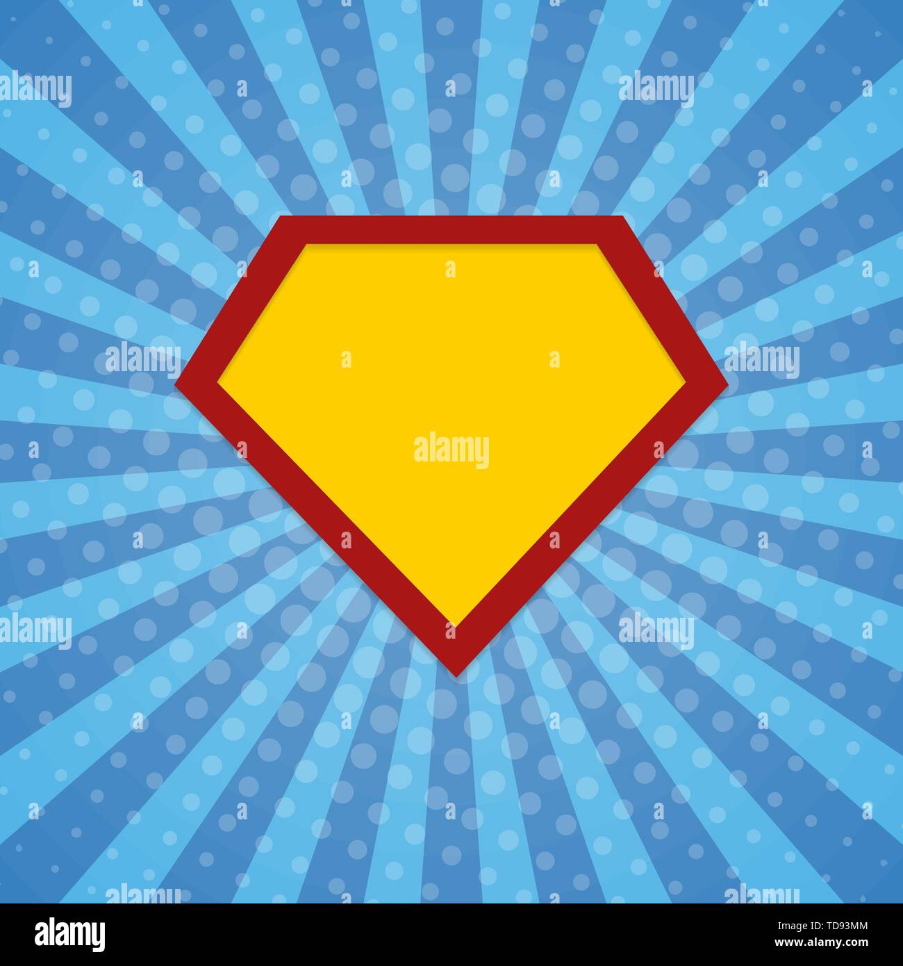 Super hero rays halftone background. Vector eps10 Stock Vector Image ...