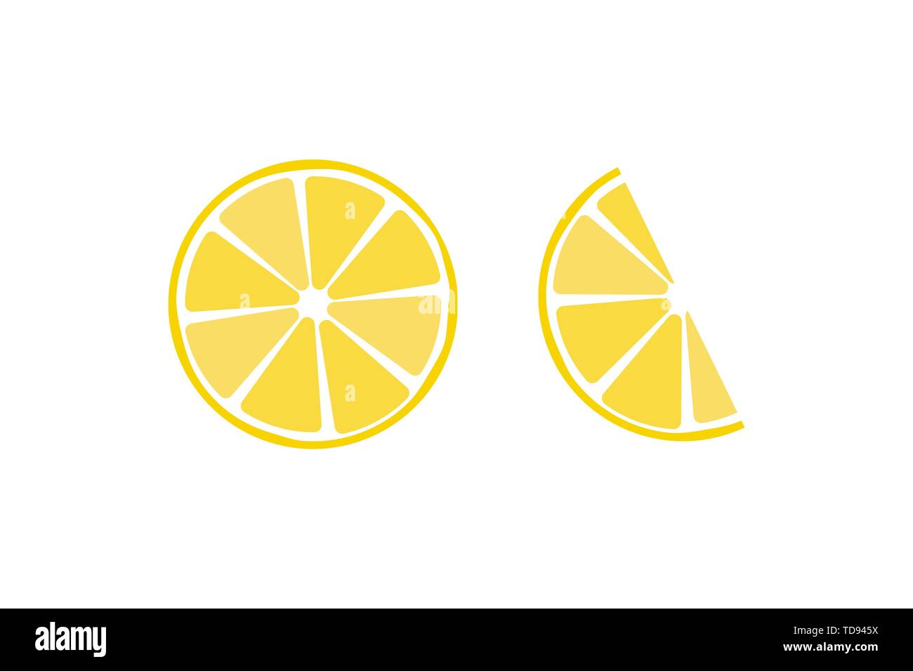 Lemon fruit icon symbol. Vector eps10 illustration Stock Vector Image ...