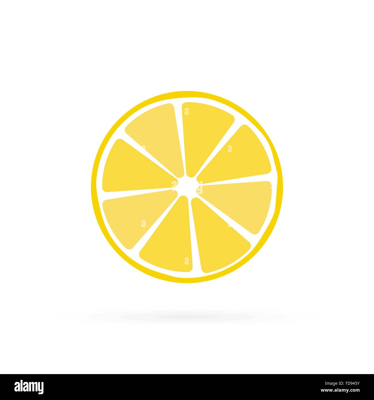 Lemon fruit icon symbol. Vector eps10 illustration Stock Vector Image ...