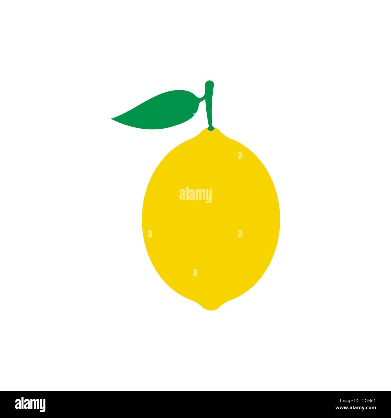 Lemon fruit icon symbol. Vector eps10 illustration Stock Vector Image ...