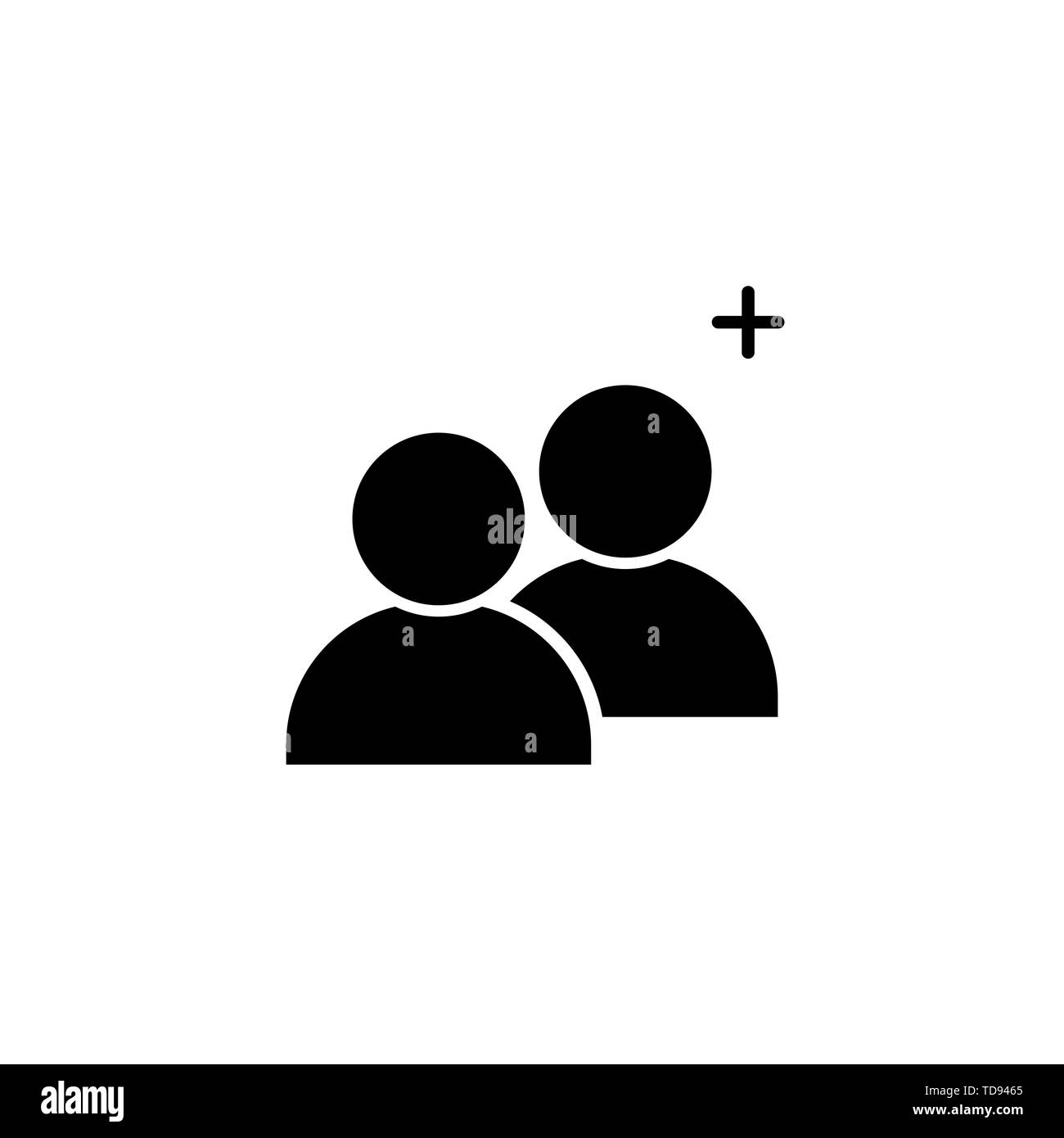 Add people icon symbol simple design. Vector Stock Vector Image & Art ...