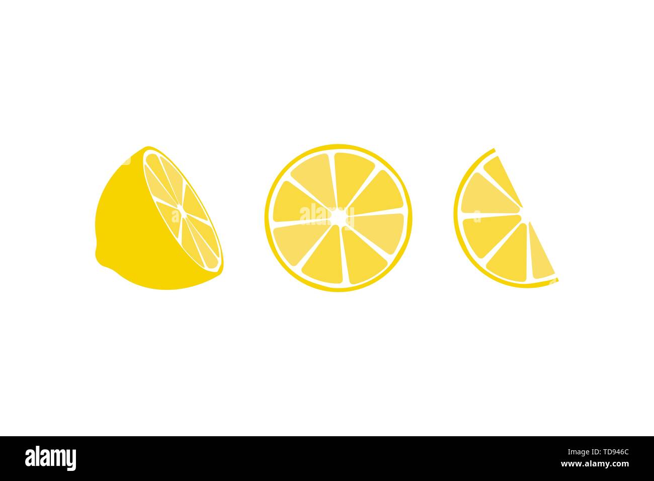 Two whole lemons Stock Vector Images - Alamy