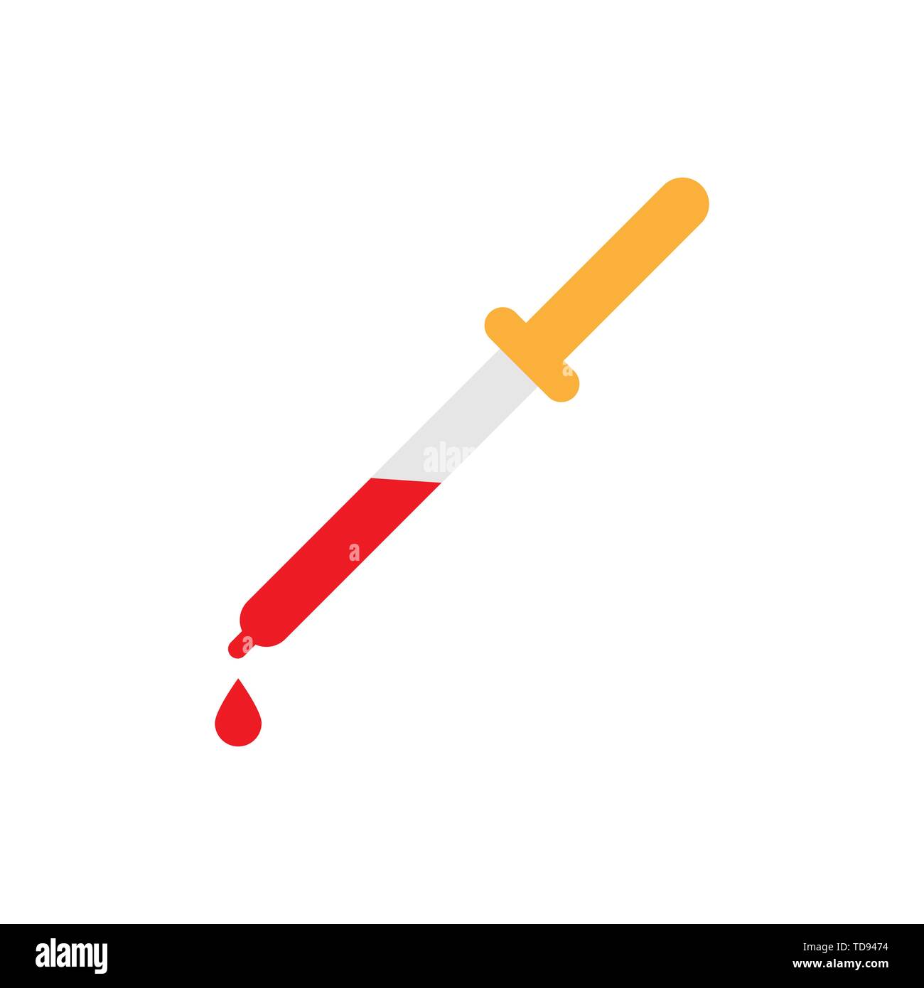 Pipette icon symbol simple design. Vector eps10 Stock Vector Image ...