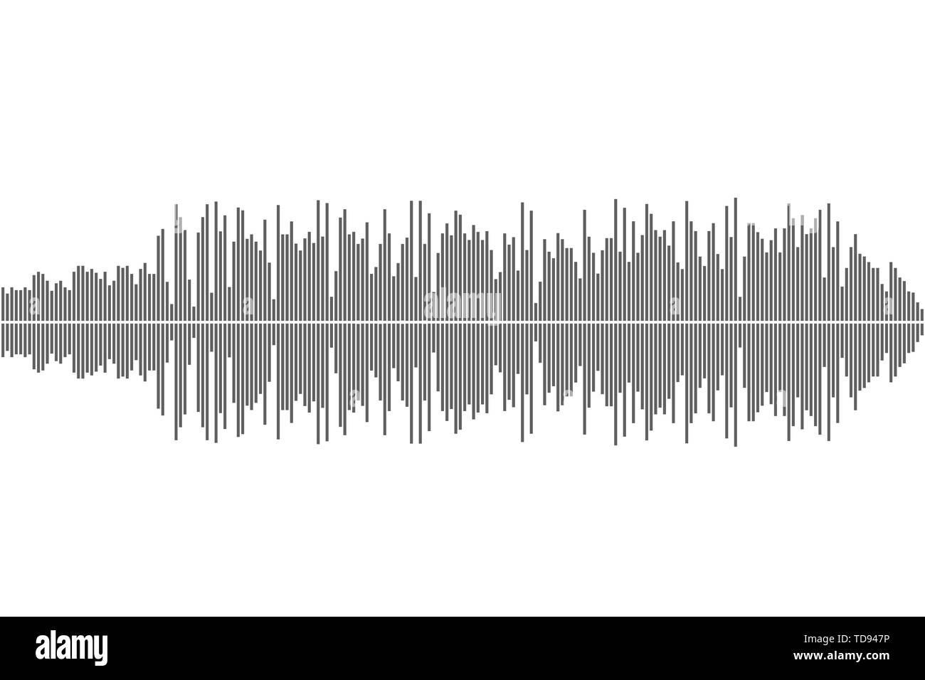 Sound wave music abstract background. Vector eps10 Stock Vector Image ...