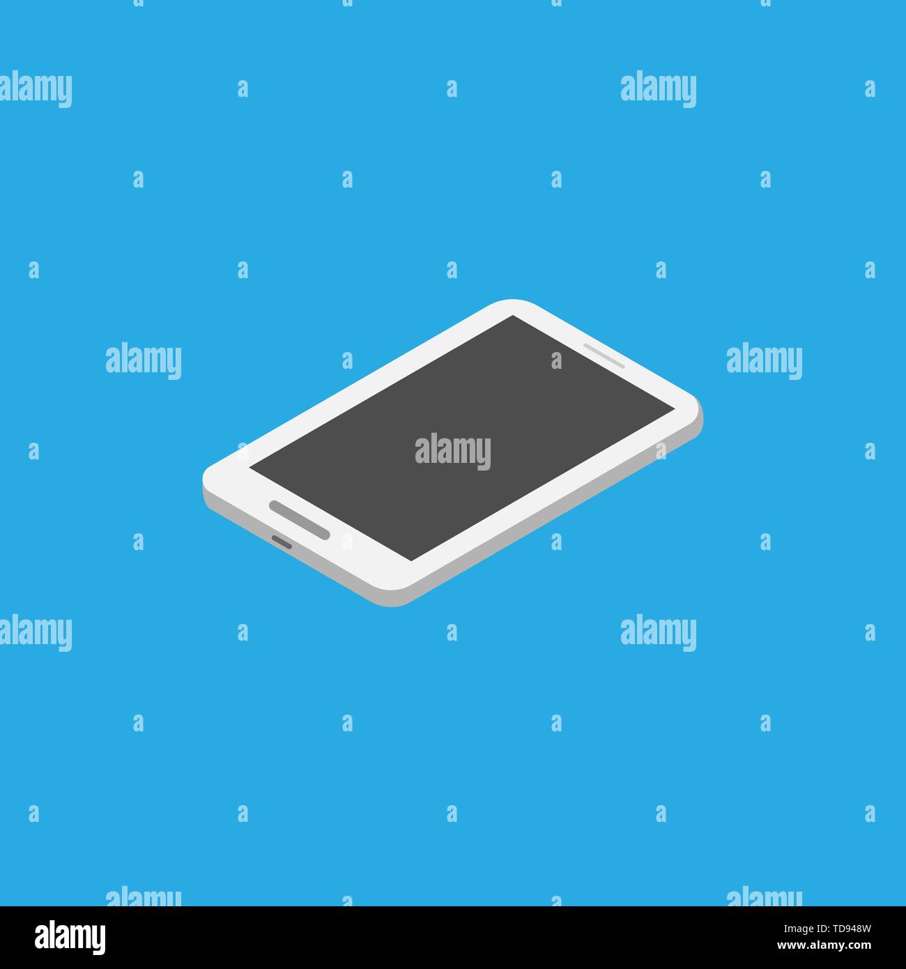 Phone icon isometric style. Vector eps10 illustration Stock Vector ...