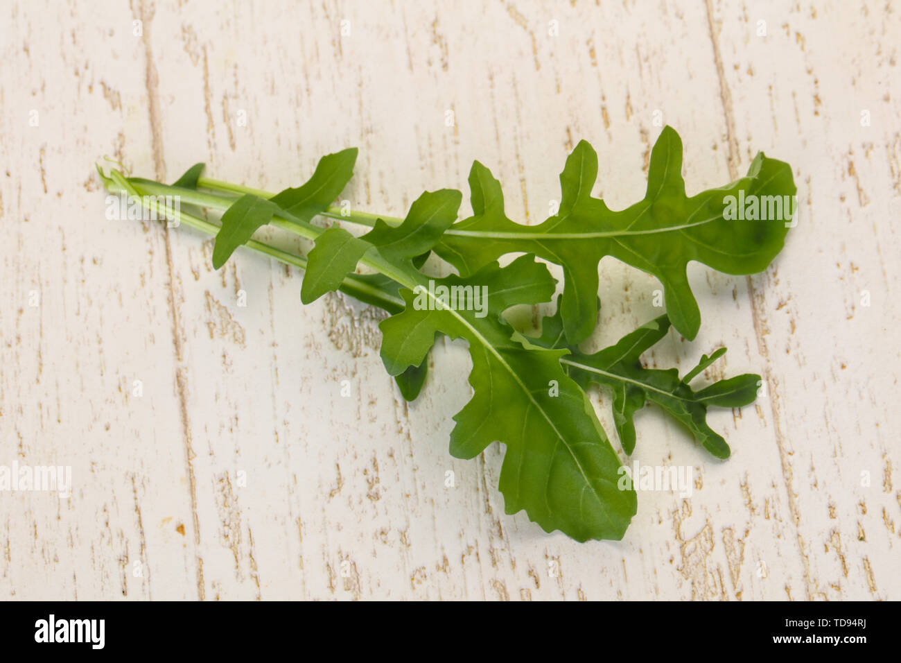 Green fresh ripe Rocket leaves Stock Photo - Alamy