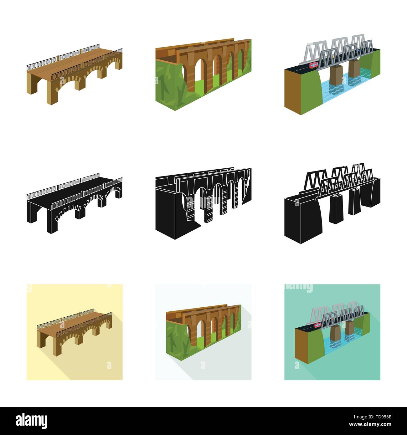 bridge,relocation,modern,prop,railway,column,railroad,brick,river,old ...