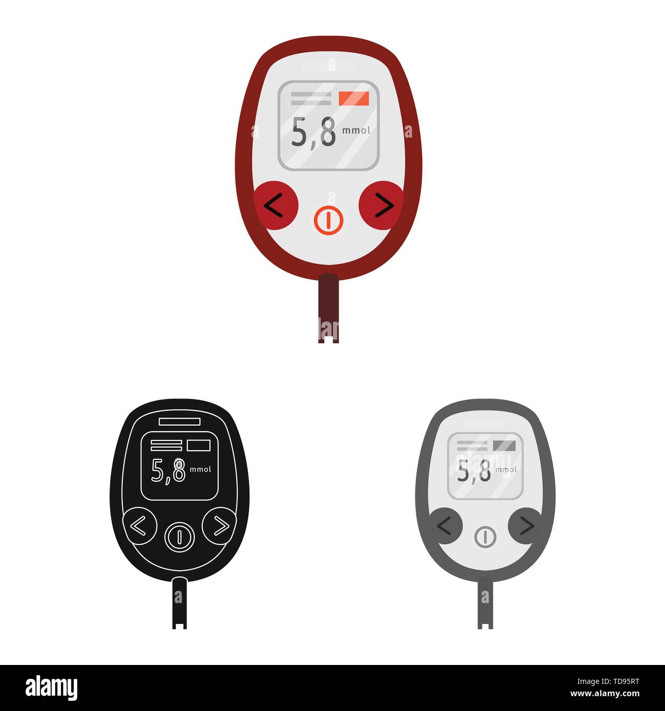 Diabetes mellitus vector vectors Cut Out Stock Images & Pictures - Alamy