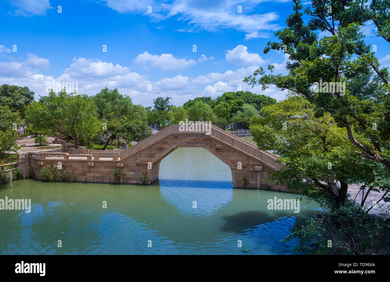 Ancient Stone Bridge Stock Photo - Alamy