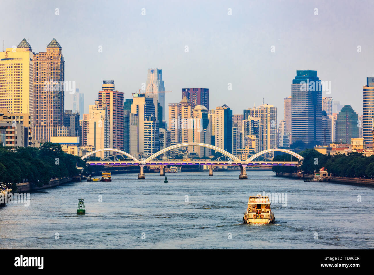Pearl Water Stream (both sides of the Pearl River Stock Photo - Alamy