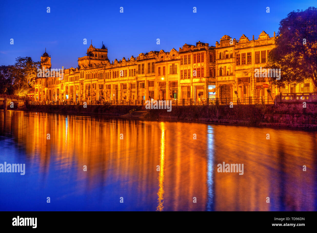 Chikan ancient town, Kaiping bunker tower, Guangdong Stock Photo - Alamy