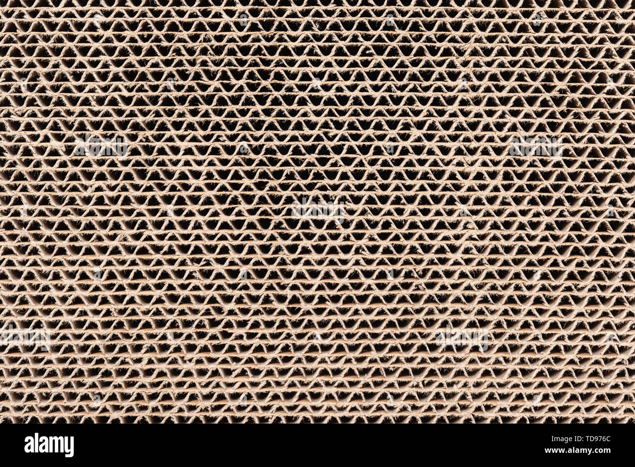Cross Section Of Cardboard Corrugated Pattern As Baskground And Texture