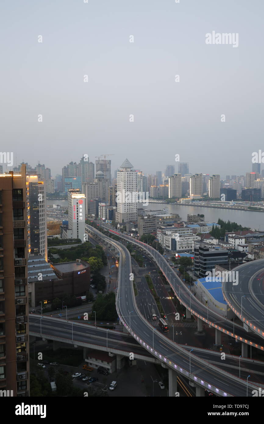 Shanghai interchange hi-res stock photography and images - Alamy