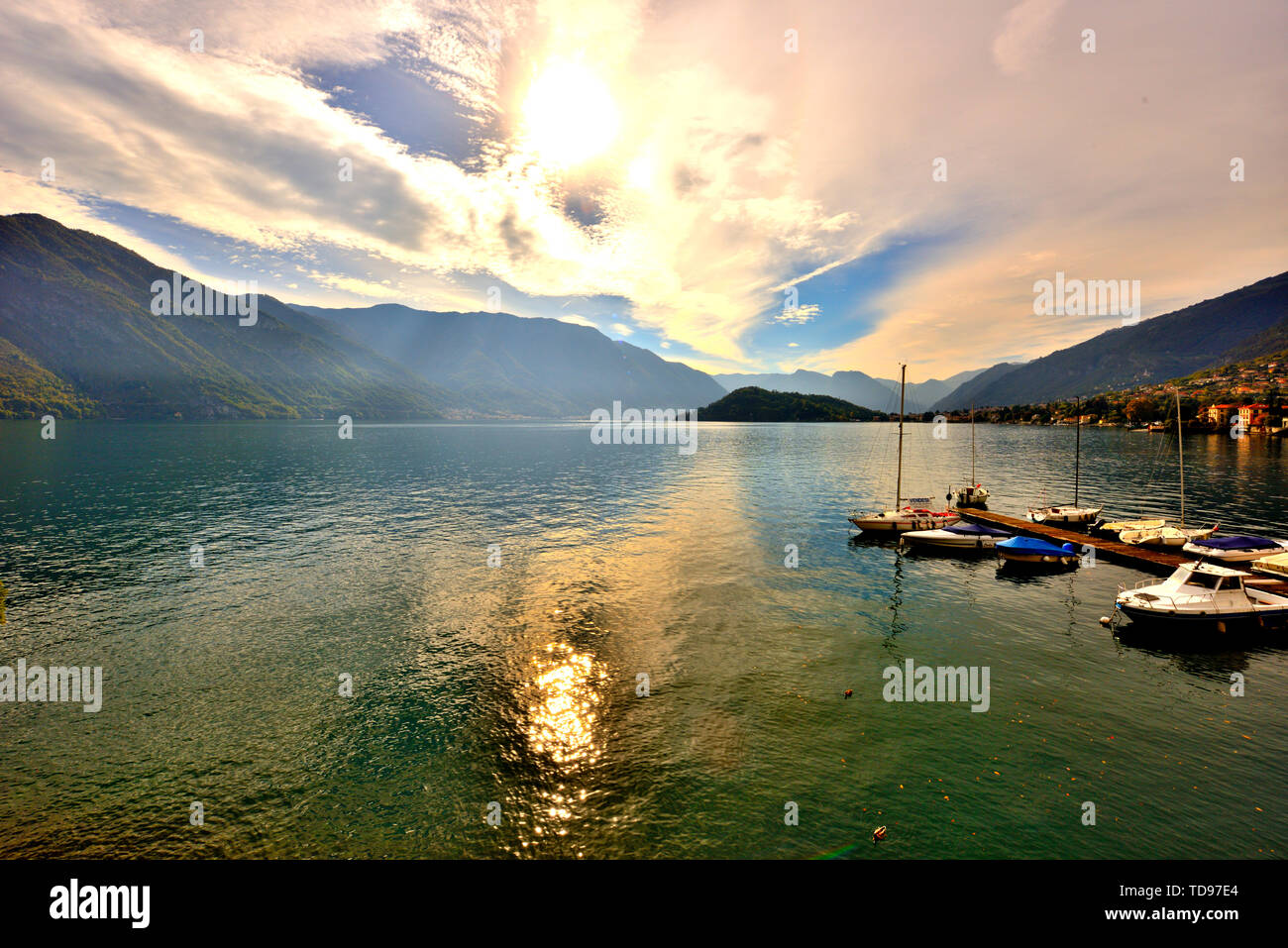 Cloudy, light and shadow Stock Photo - Alamy
