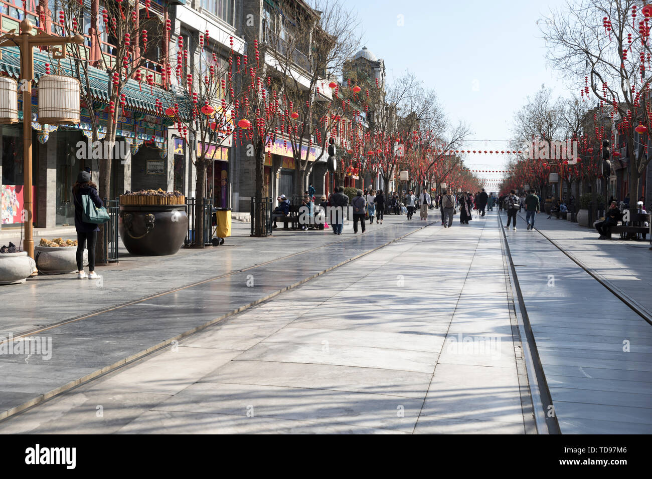 Beijing china front walking city hi-res stock photography and images ...