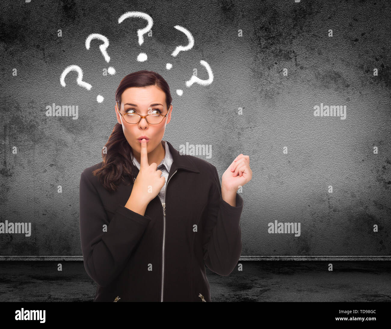Confused person drawing hi-res stock photography and images - Alamy
