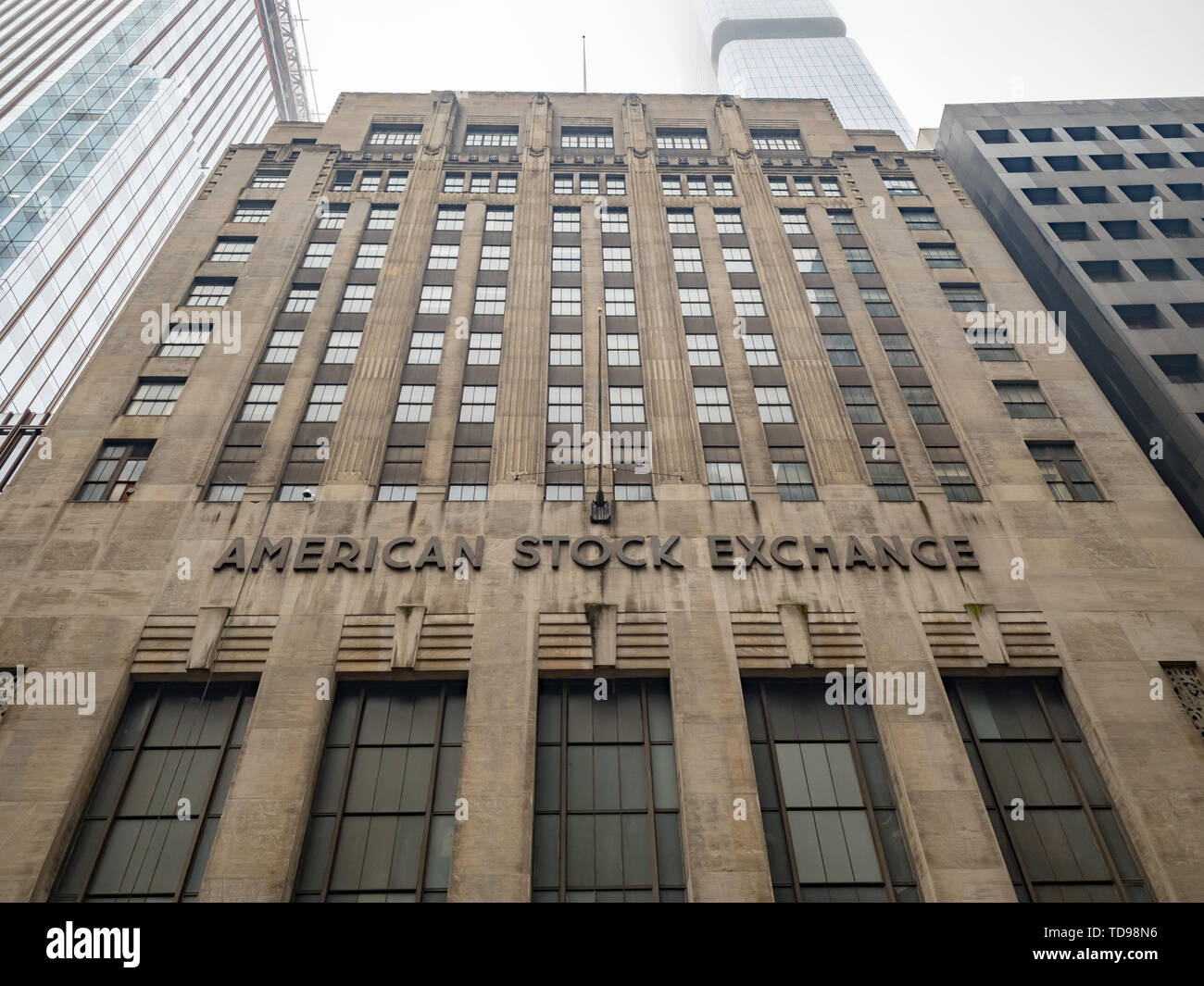 American Stock Exchange building in Lower Manhattan, New York City ...