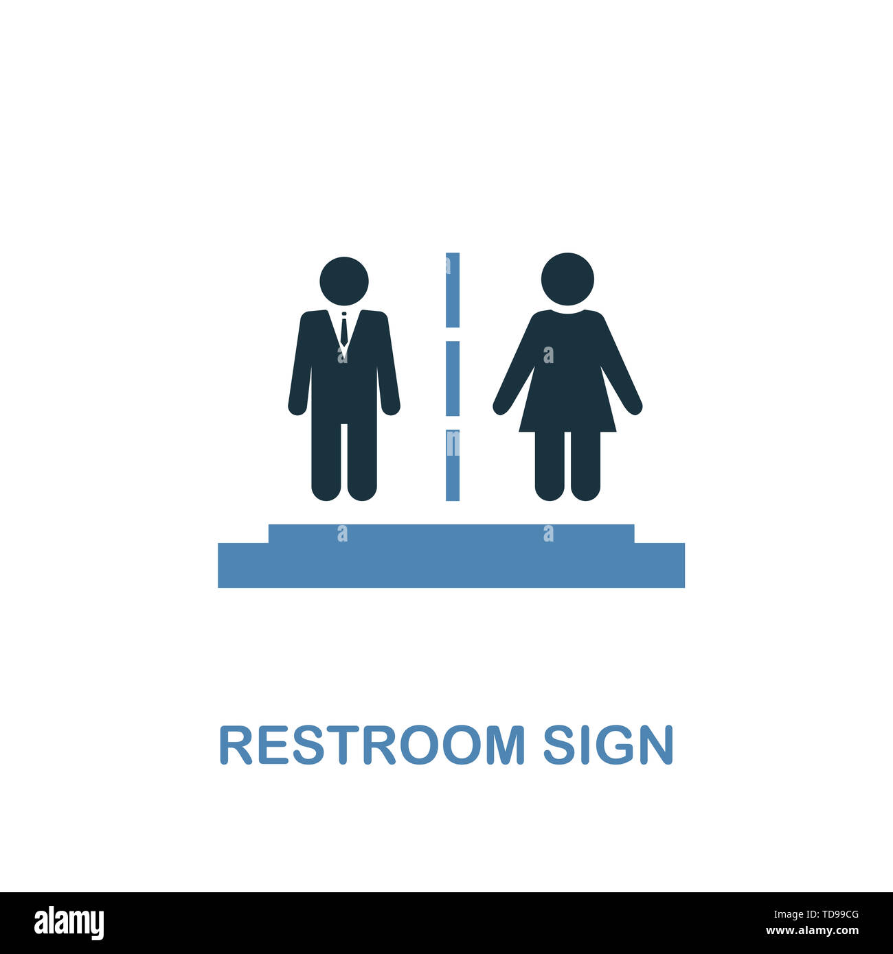 Restroom logo hi-res stock photography and images - Alamy