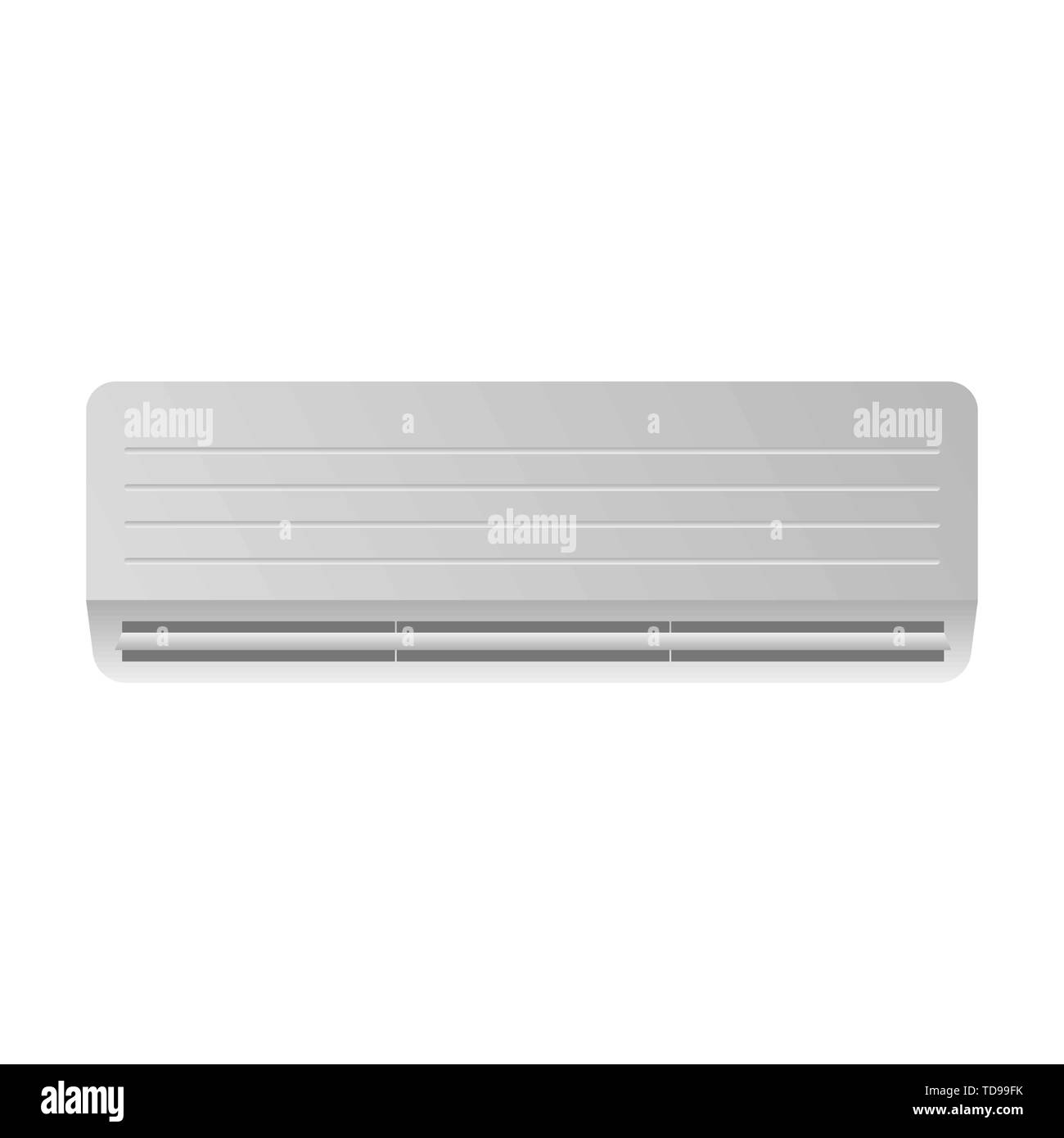 Air condition on white back. Vector illustration Stock Vector Image ...