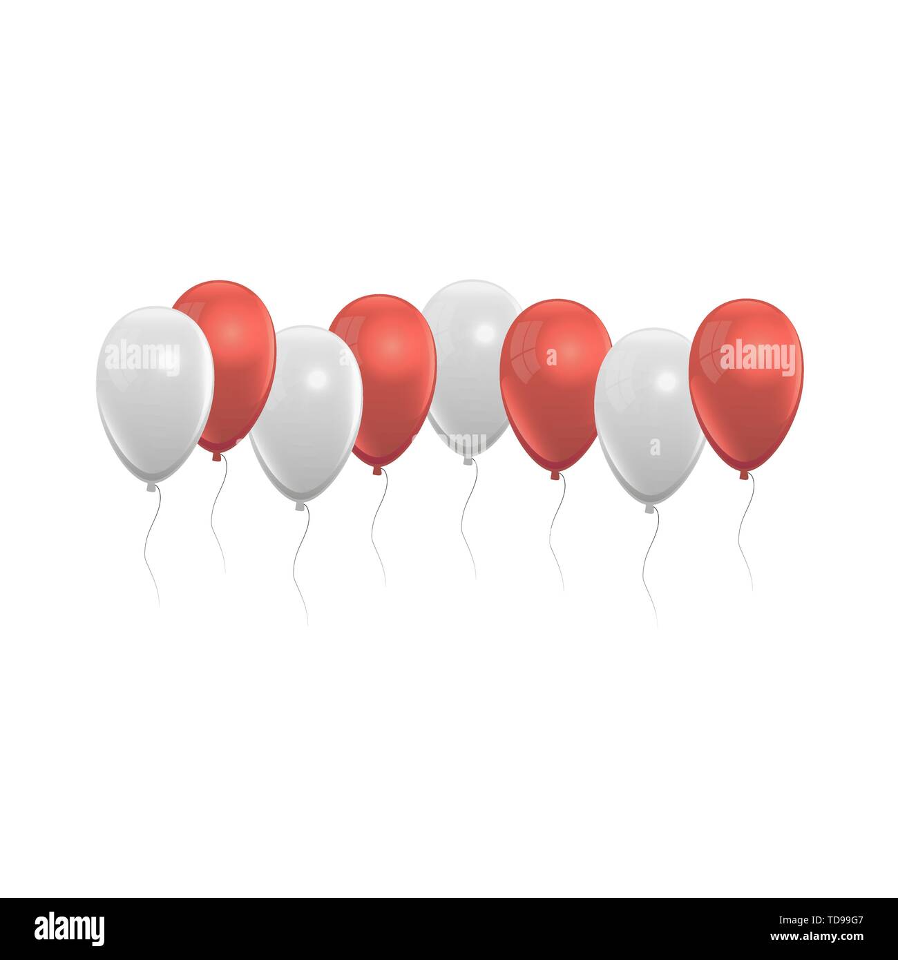 Flying canadian flag Stock Vector Images - Alamy