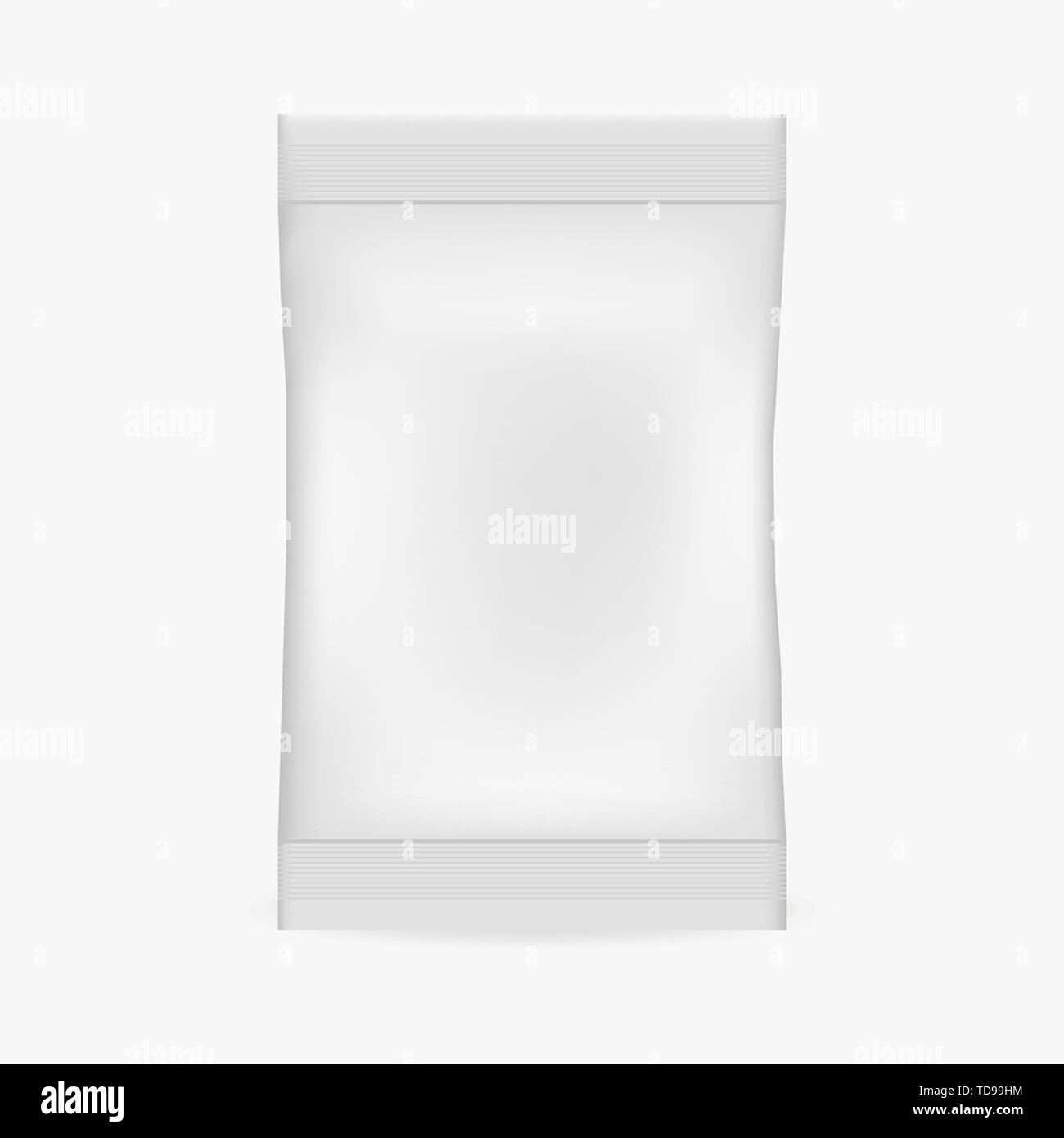 Transparent sachet packaging mock up Cut Out Stock Images & Pictures ...