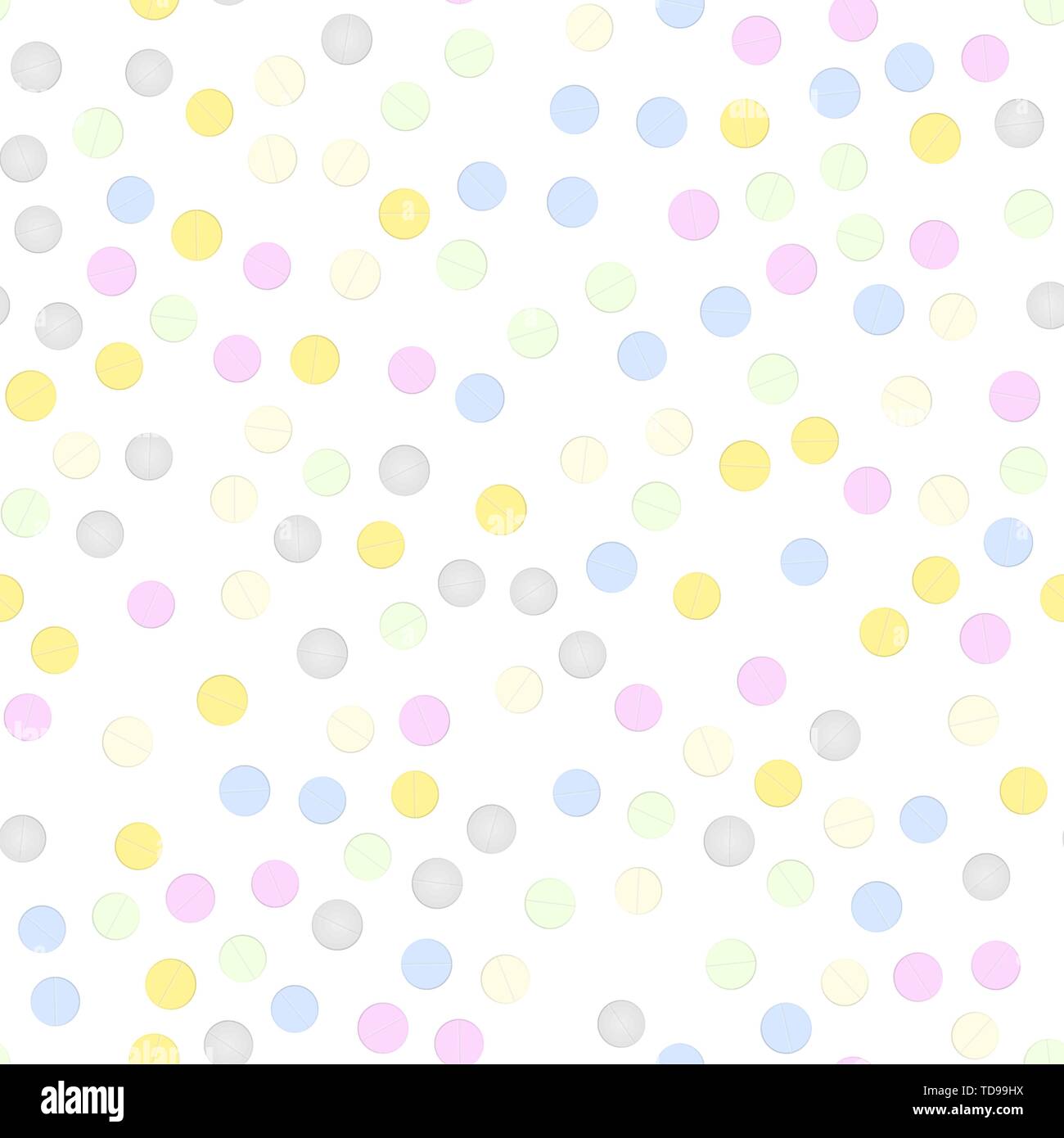 Pill seamless pattern. Vector medical background. back Stock Vector ...