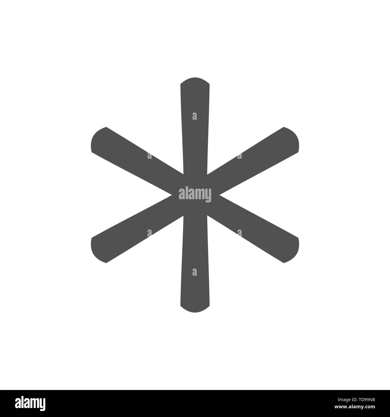 Asterisk footnote icon sign. Eps10 vector illustration Stock Vector ...