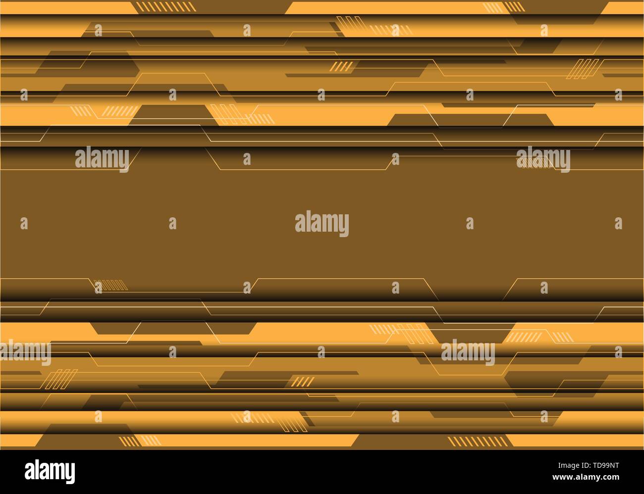 Abstract yellow tone circuit futuristic design modern technology ...