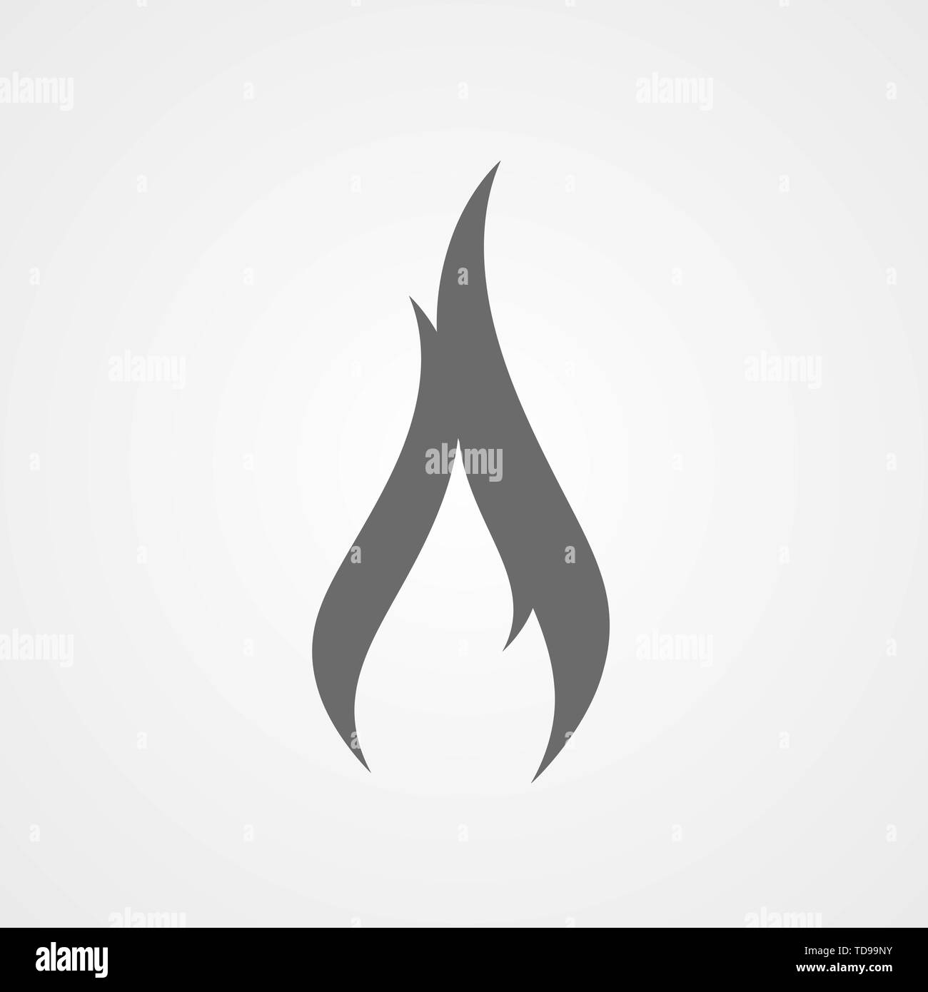 Fire logo sign icon. Eps10 vector illustration Stock Vector Image & Art ...