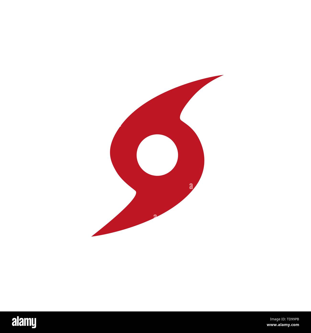 Red cyclone Stock Vector Images - Alamy