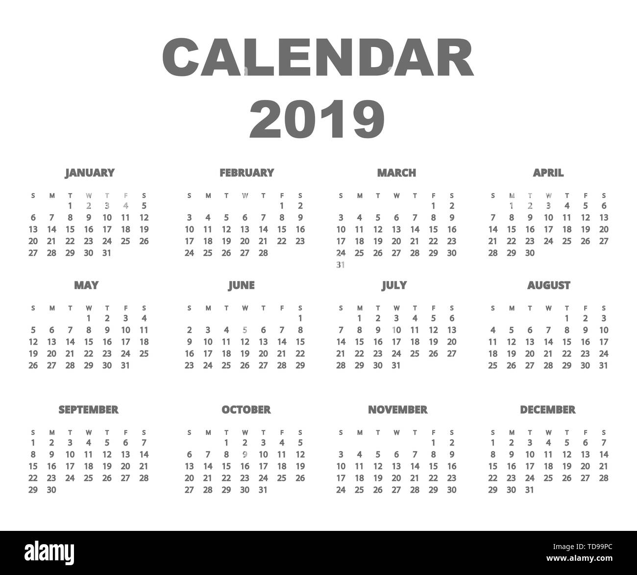 Red number illustration Black and White Stock Photos & Images - Alamy