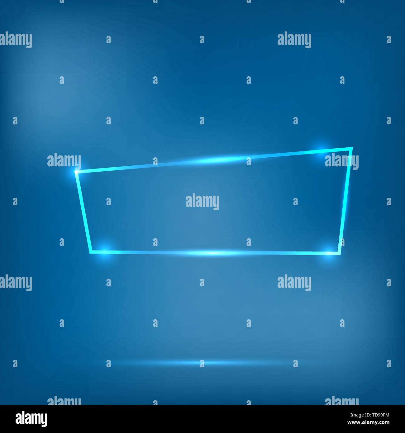 Abstract neon frame light background. Your text Stock Vector Image ...