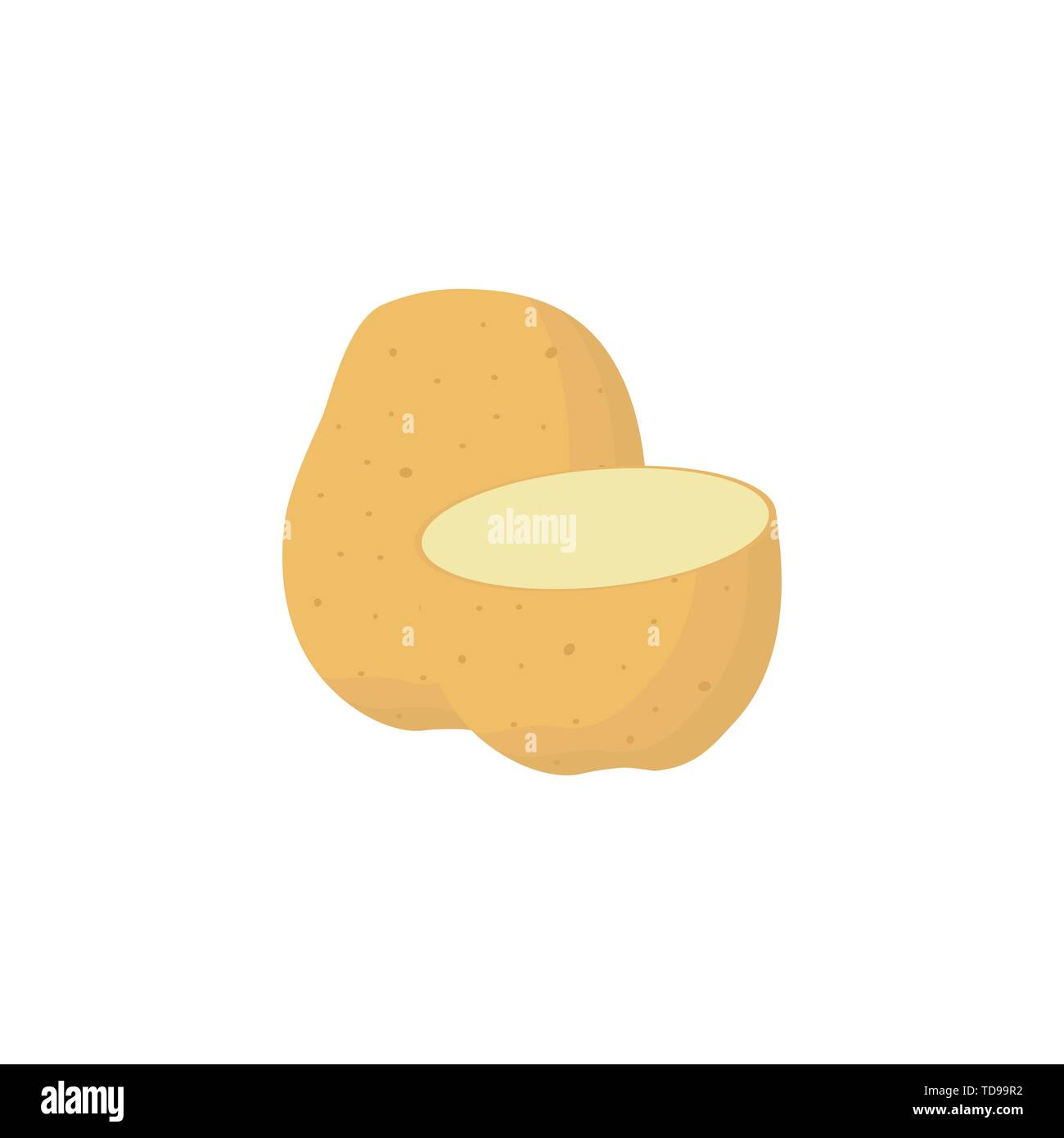 Potato flat icon sign. Vector eps10 illustration Stock Vector Image ...