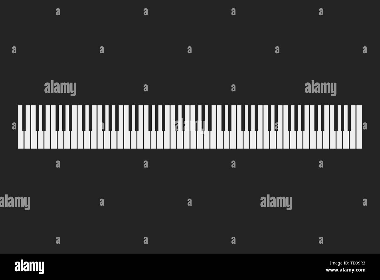 Piano keyboard instrument background. Eps10 vector illustration Stock ...