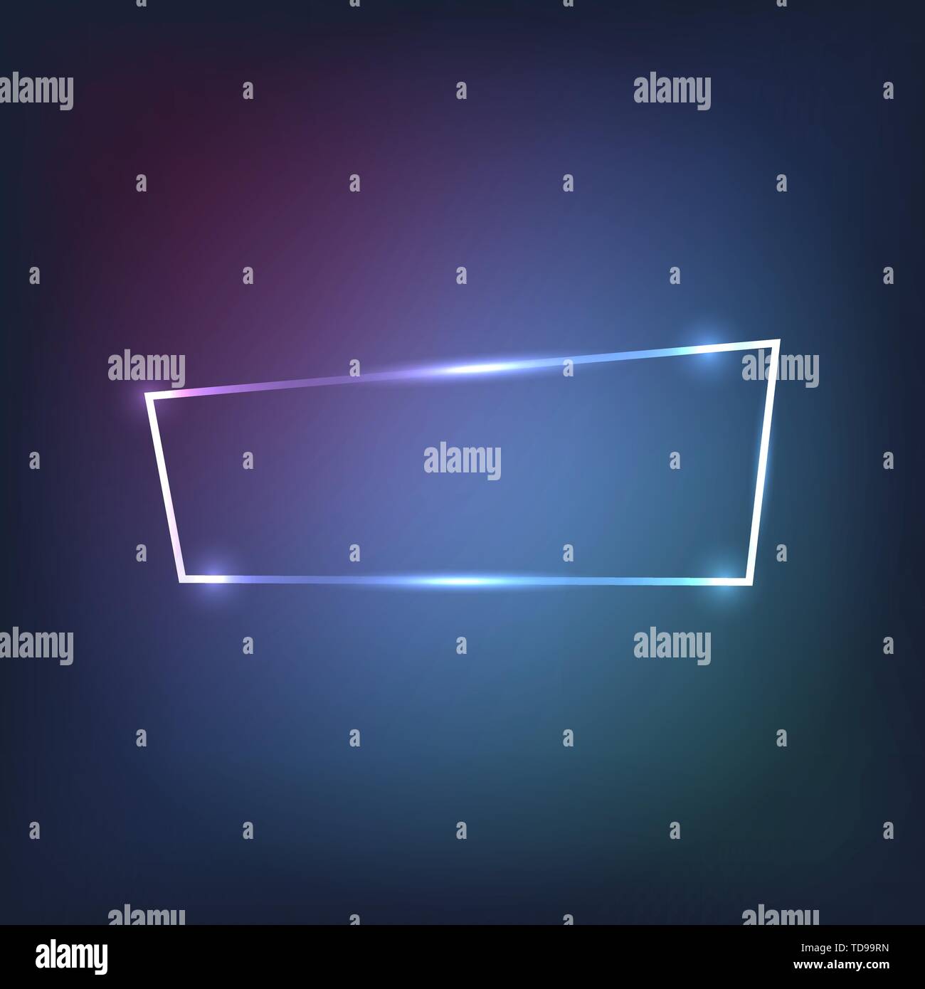 Abstract neon frame light background. Your text Stock Vector Image ...