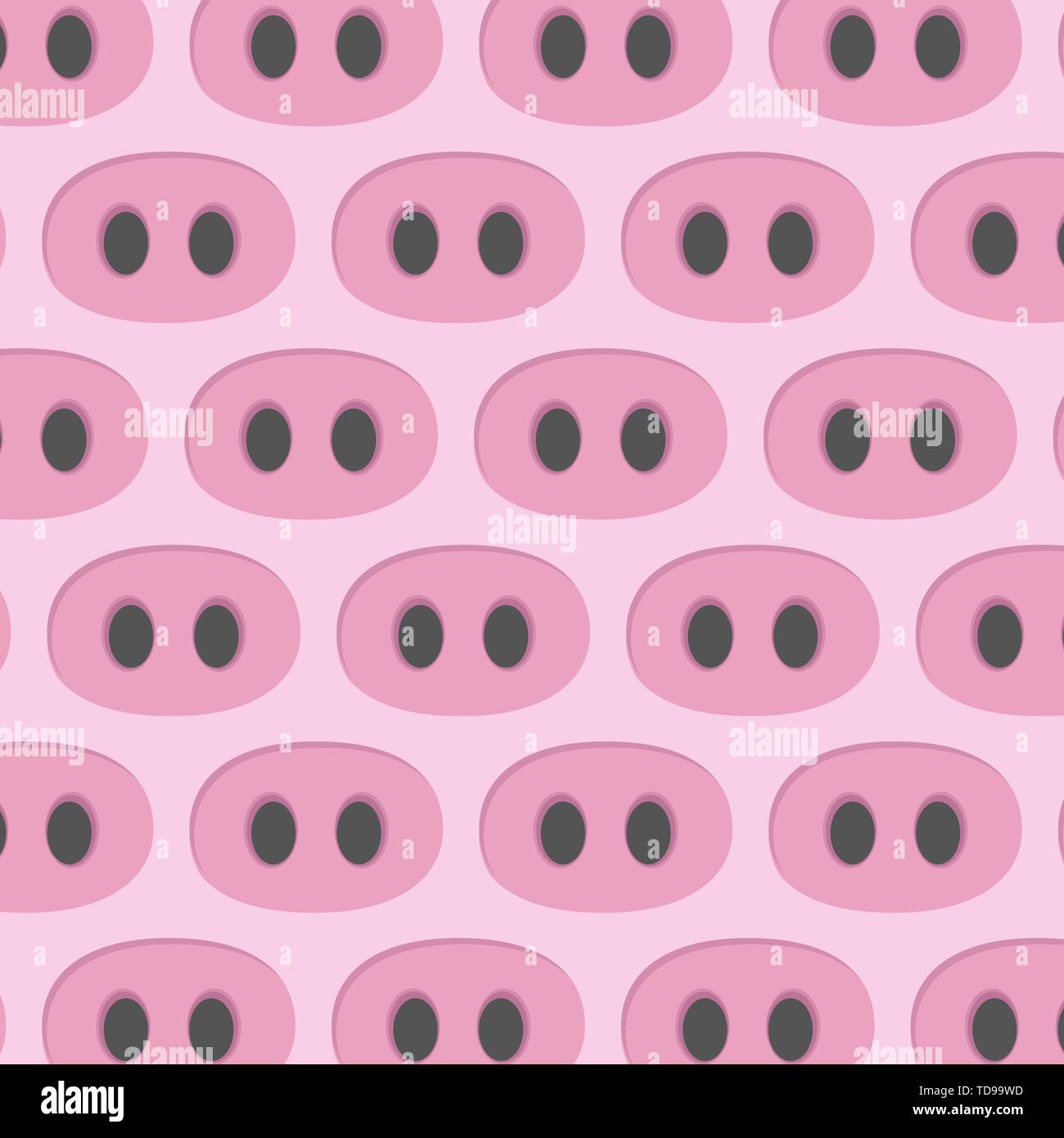 Pig nose pattern seamless background. Vector eps10 Stock Vector Image ...